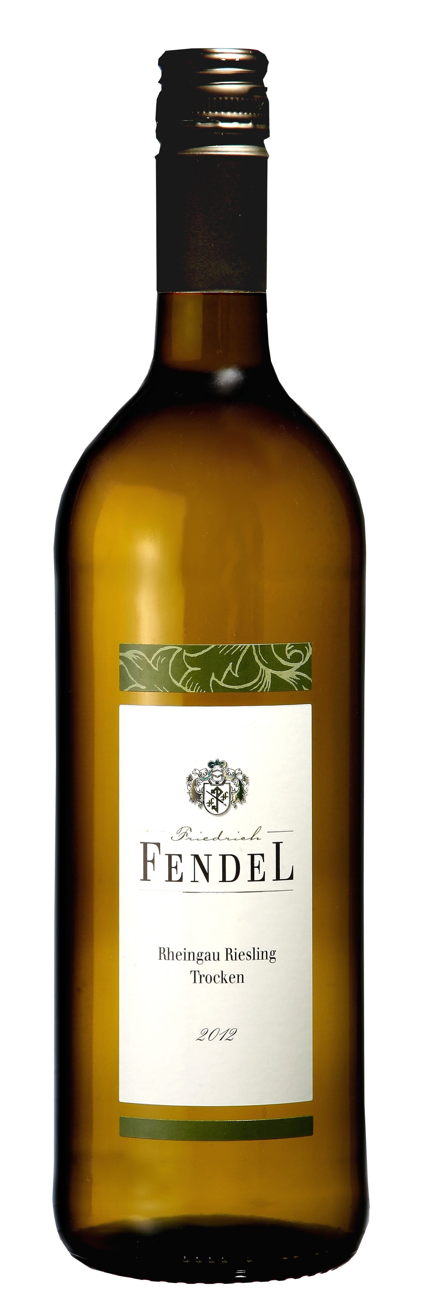 Fendel Riesling Wein QbA trocken Liter Rheingau